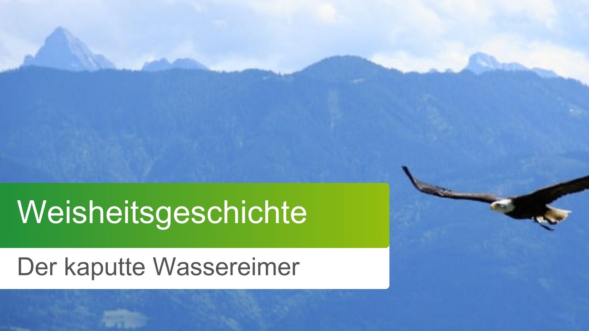 Weisheitsgeschichte: Deine Wahl - Adler oder Huhn