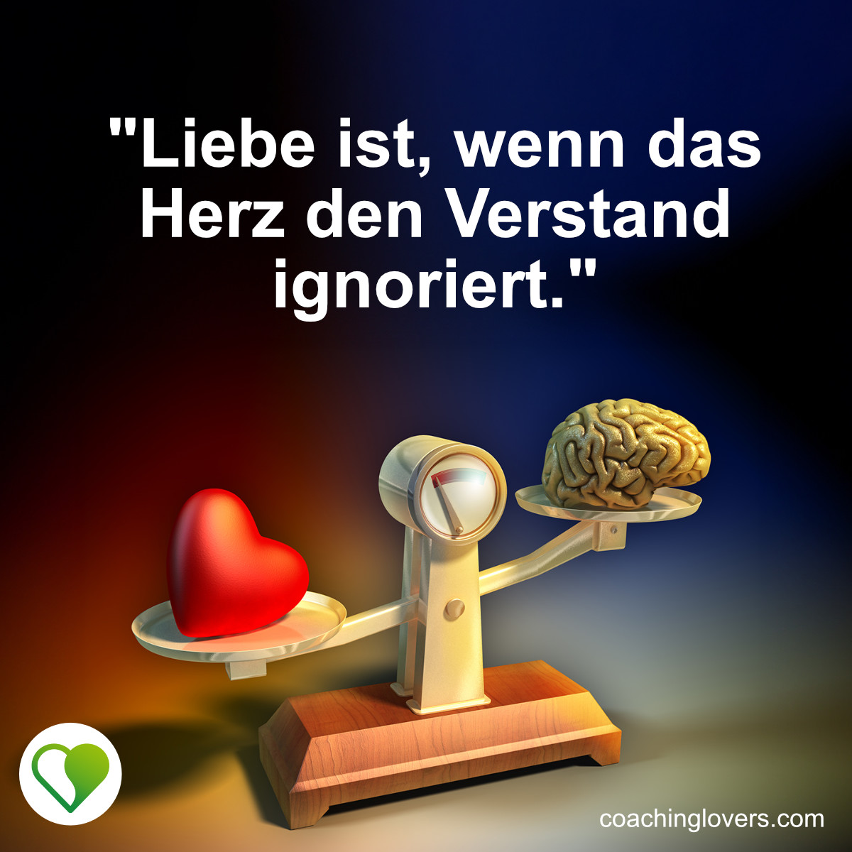 Herz über Kopf Sprüche und Zitate